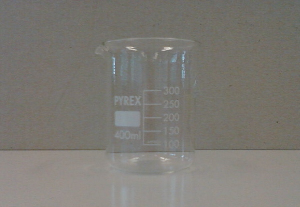 Verrerie de chimie: le bécher