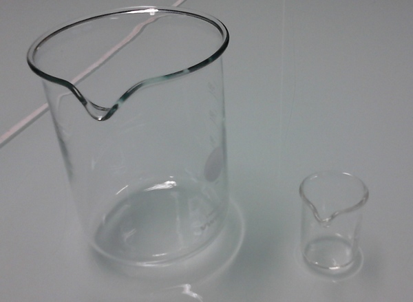 Verrerie de chimie: le bécher