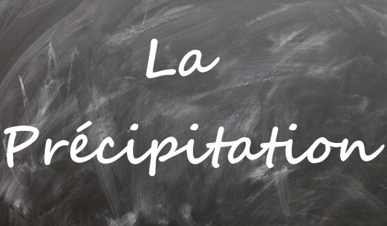 La précipitation - Physique-Chimie