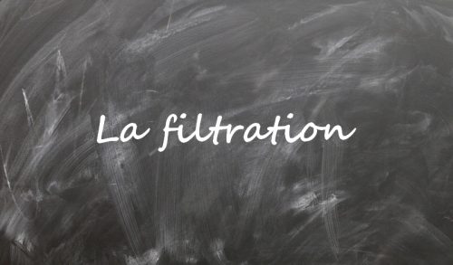 La filtration | Définition - cours niveau classe de seconde