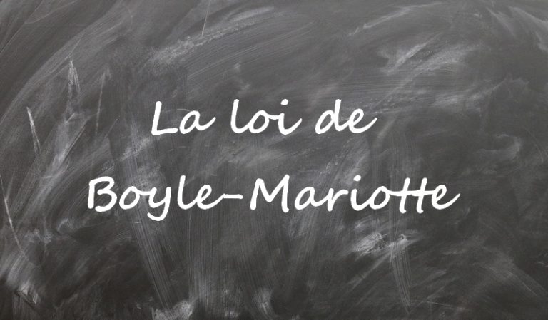 Loi de Boyle-Mariotte | définition - cours de physique niveau seconde