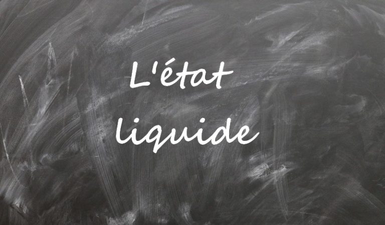 L'état liquide | Cours de physique-chimie niveau seconde